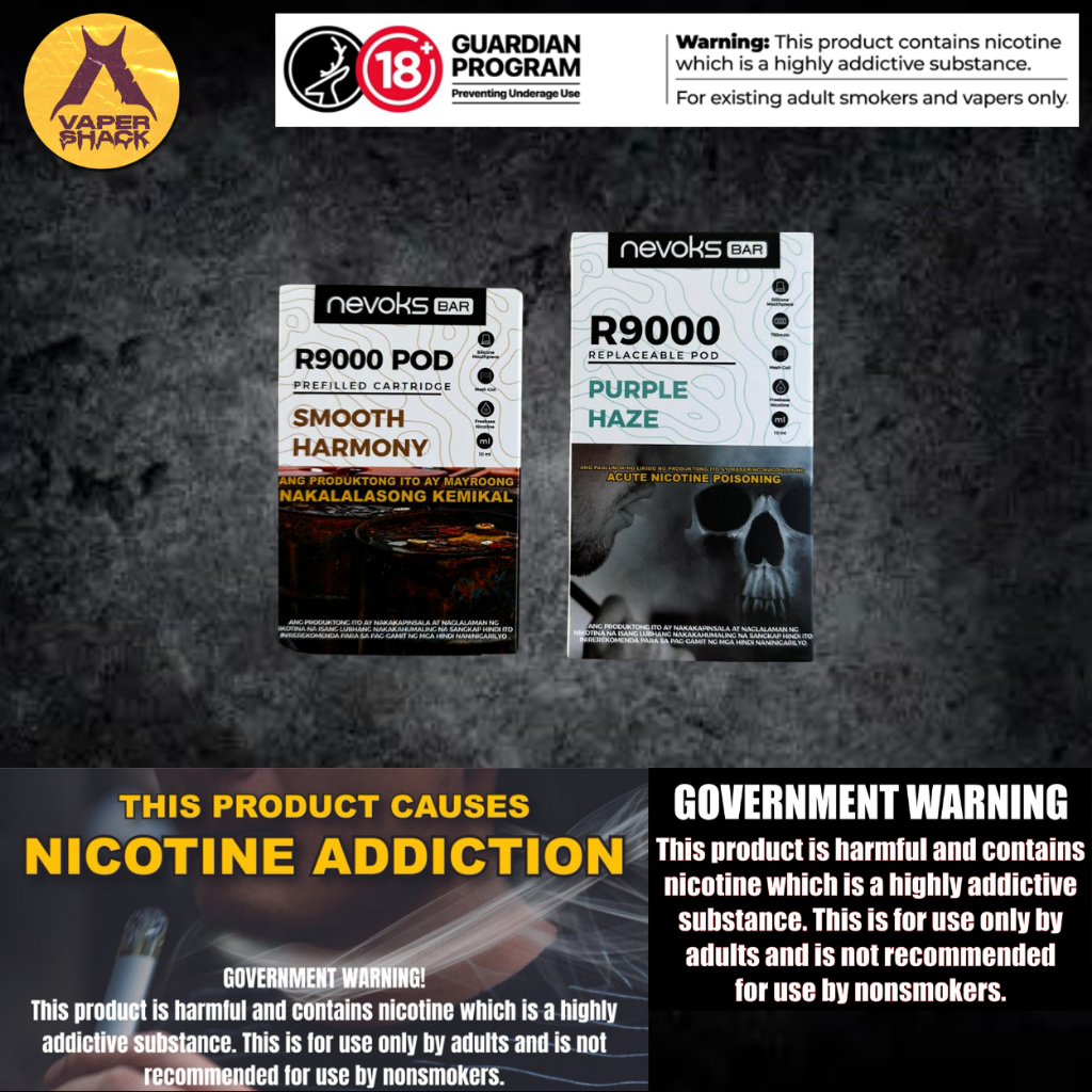 NEVOKS R9000 PREFILLED KIT AND CART | Shopee Philippines