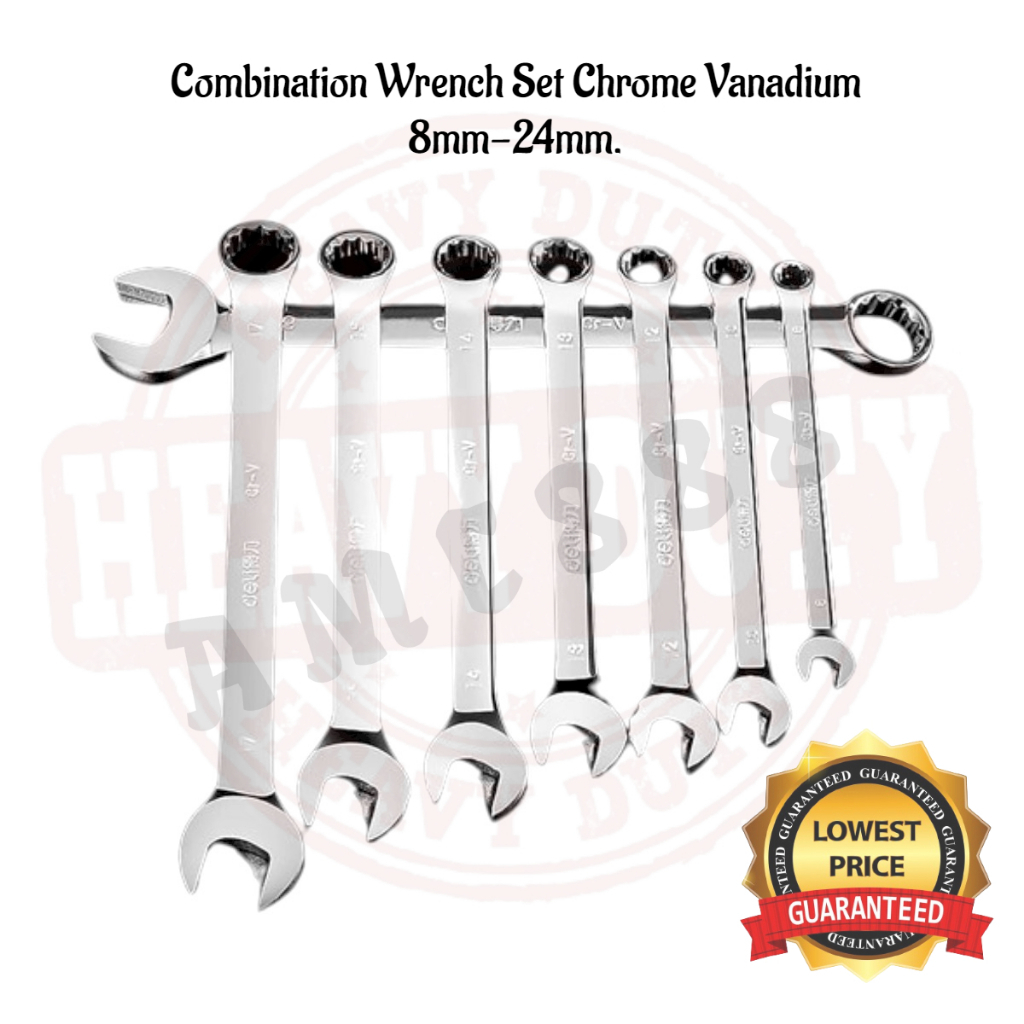 Combination Wrench Set Chrome Vanadium 8mm-24mm. | Shopee Philippines