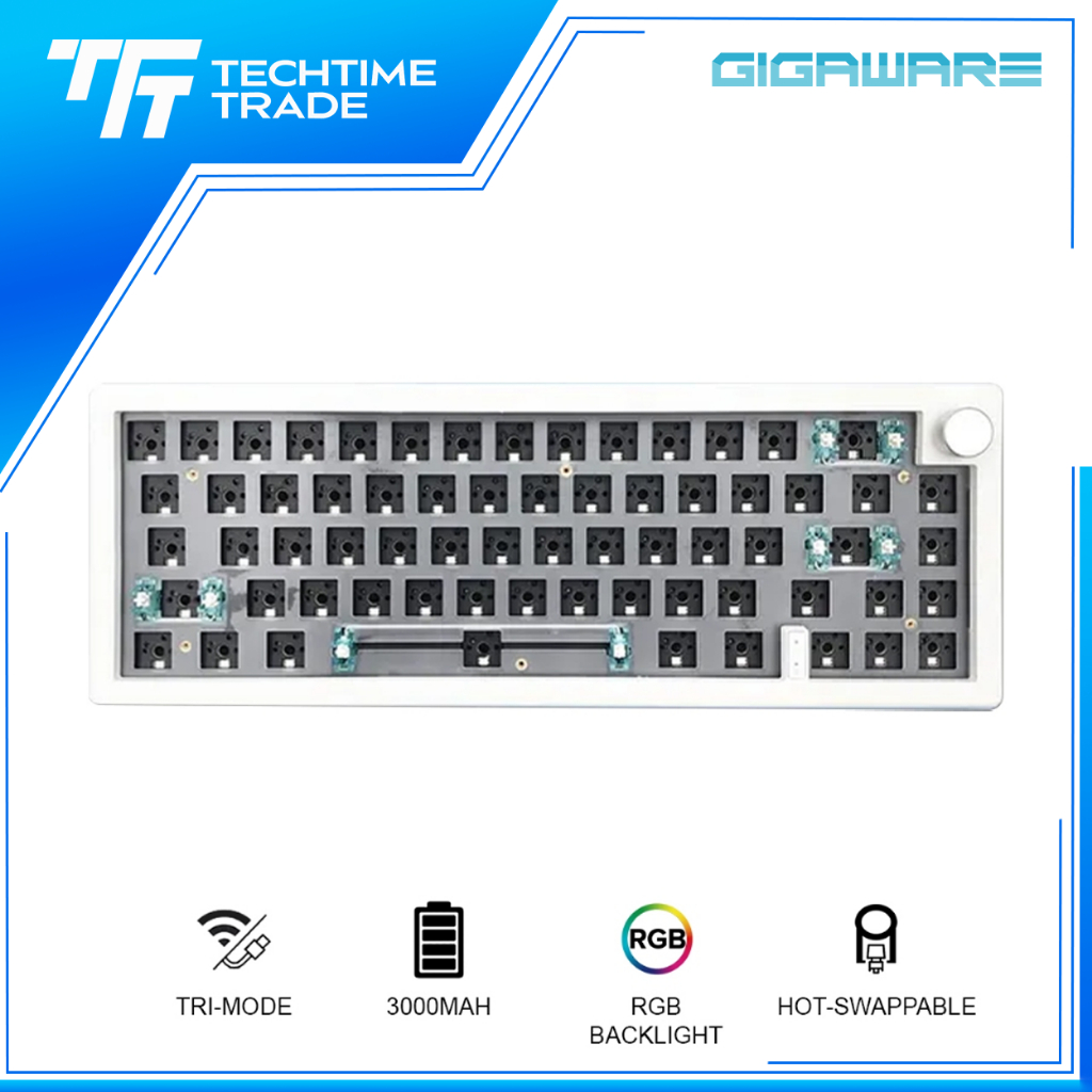 Gigaware ZUOYA GMK67 RGB Customize DIY Mechanical Keyboard 67 Keys ...