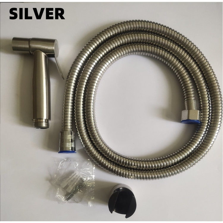 4in1 RCG Heavy Duty SUS304 Black Bidet Spray Set With Valve Stainless ...