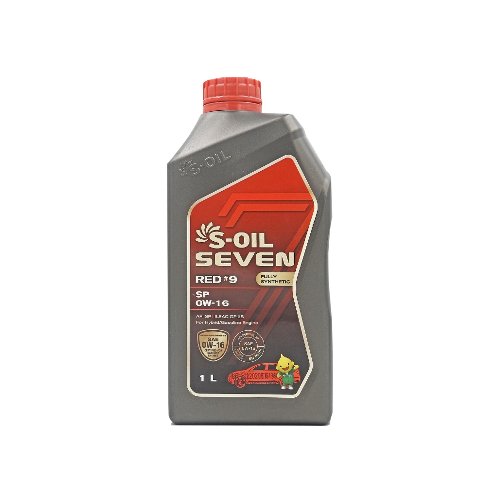 S-Oil Seven Red #9 SP 0W16 Fully-Synthetic Gasoline Engine Oil *For ...