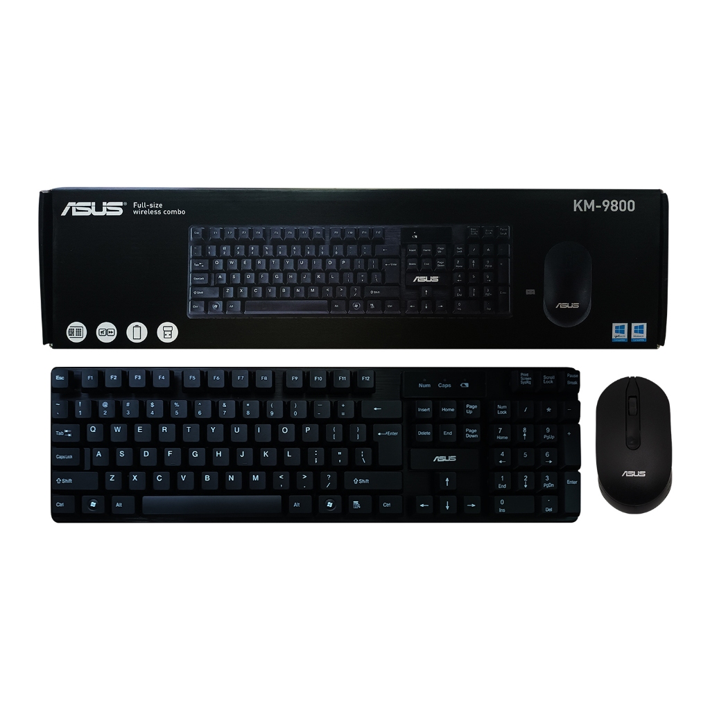 ASUS KM9800 Wireless Keyboard & Mouse Combo (2.4GHz) | Shopee Philippines