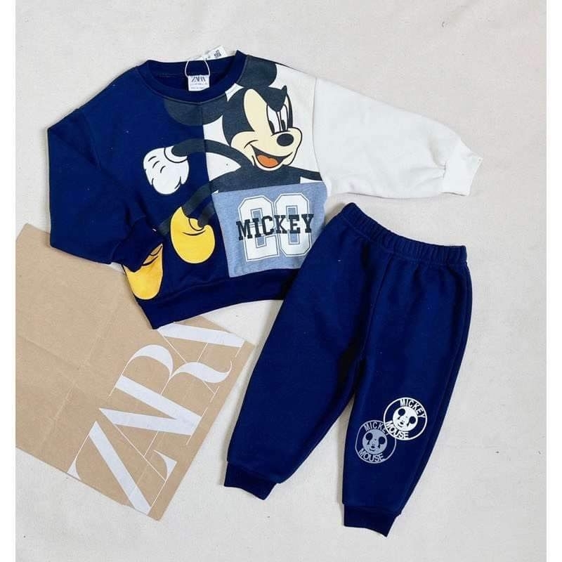 Tiny Twinkles Blue Mickey Mouse Tracksuit for Kids boy | Shopee Philippines