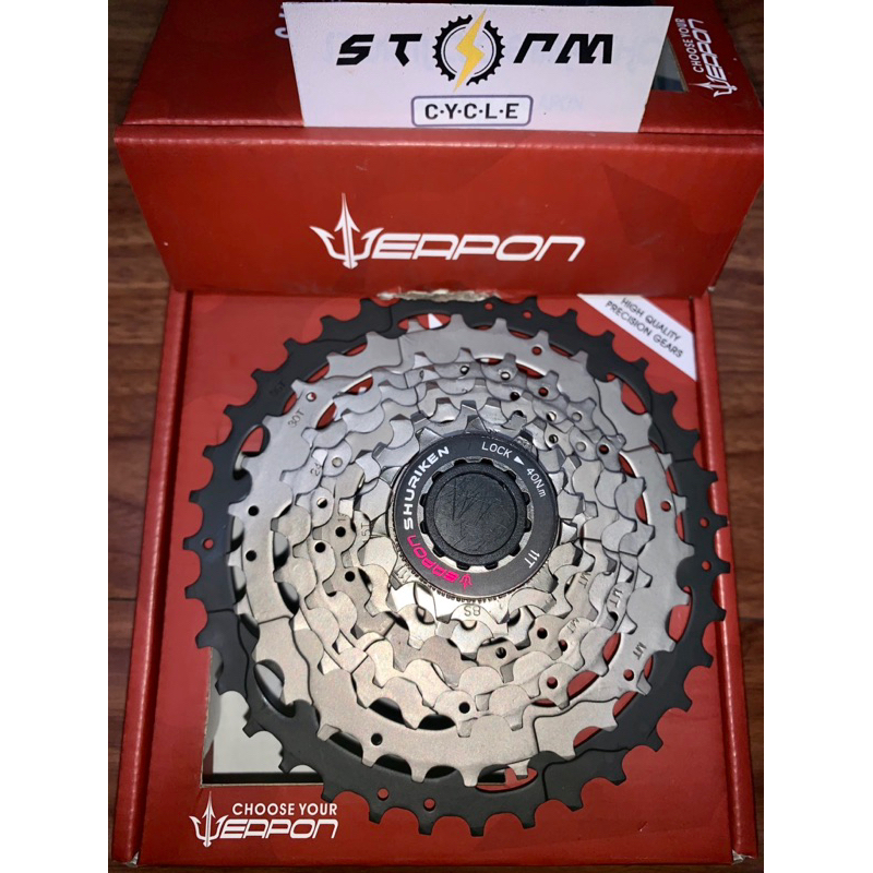 Cassette Cogs shuriken WEAPON 8speed / 11-36T | Shopee Philippines
