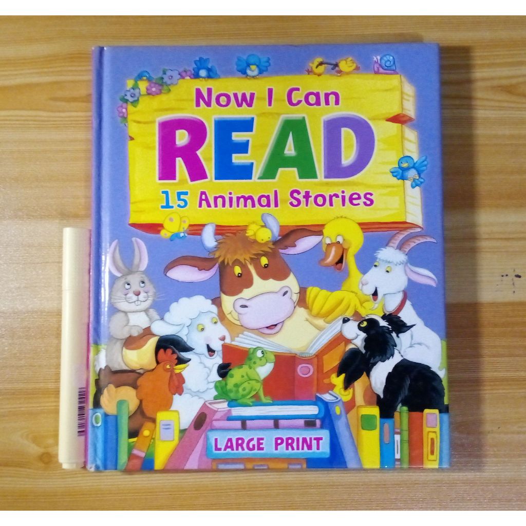 (Pre-Loved) Now I can READ: 15 Animal Stories (Large Print) (HB ...