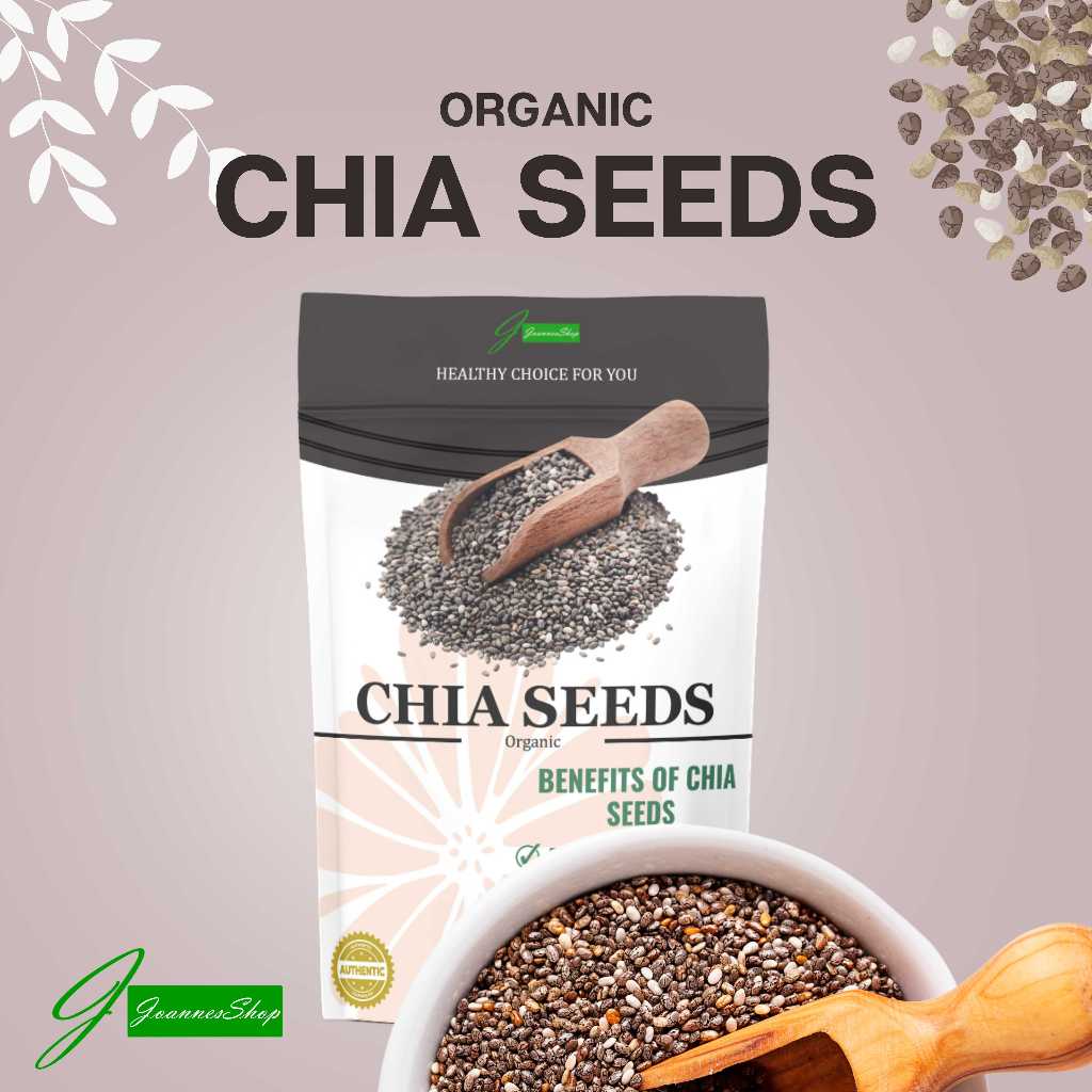 [ 1 KILO ] Organic chia seeds authentic premium quality | Shopee ...