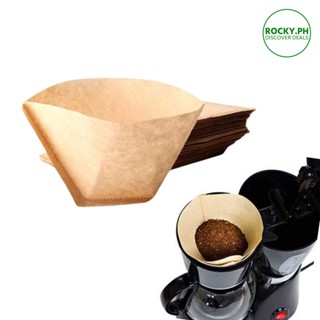 100pcs Coffee Paper Drip Filter White Brown Paper Filters Dripper For ...