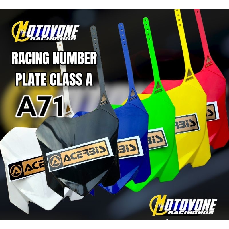 MOTOR RACING NUMBER PLATE class A | Shopee Philippines