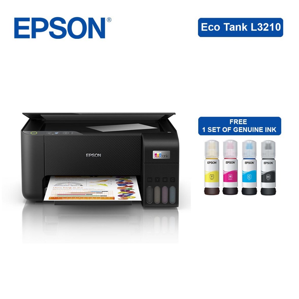 Epson EcoTank L3210 All-in-One Ink Tank Printer | Shopee Philippines