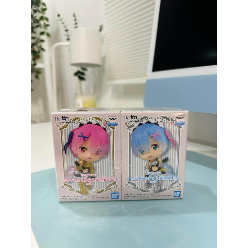 Banpresto Re:Zero Chibi Kyun-Chara Vol.3 Rem Ram Set MISB | Shopee Philippines