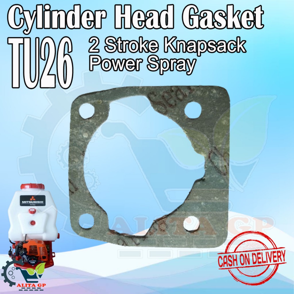 Cylinder Head Gasket TU26 2 Stroke Knapsack Power Spray Gasoline Engine ...