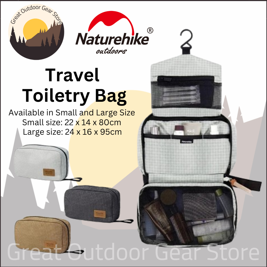 Naturehike Outdoor New SN03 Travel Wash Cosmetic Storage Bag Dry Wet ...