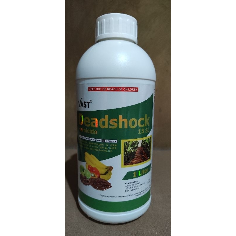 Deadshock Herbicide 1 Liter /Glufosinate Ammonium | Shopee Philippines