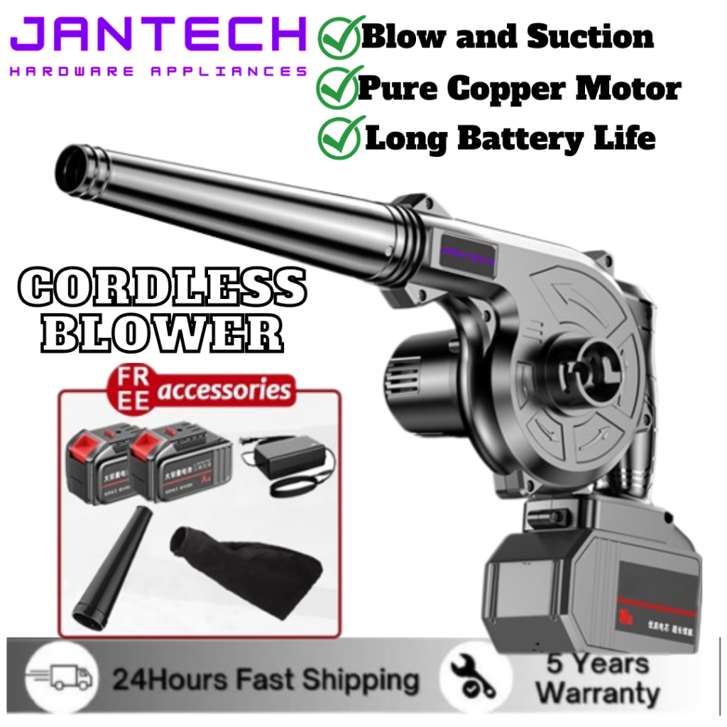 Powerful 3 in 1 Portable Cordless Air Blower Wireless Car Leaf Blower ...