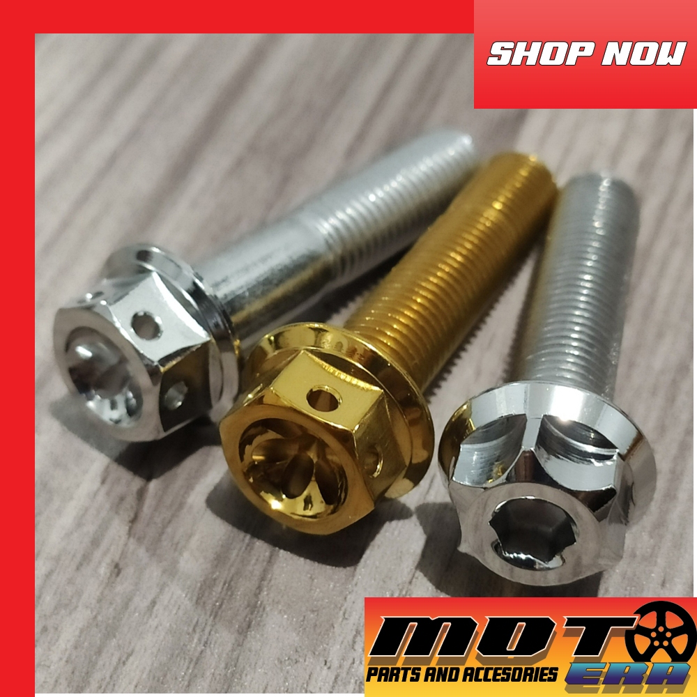 THAILAND BOLTS HENG STAINLESS 10X45 MM PIPE BRACKET CNC BOLT NMAX ...