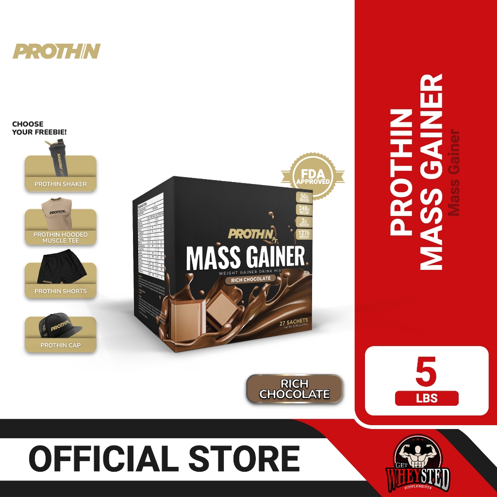 Prothin Mass Gainer 5lbs. (Rich Chocolate) | Shopee Philippines