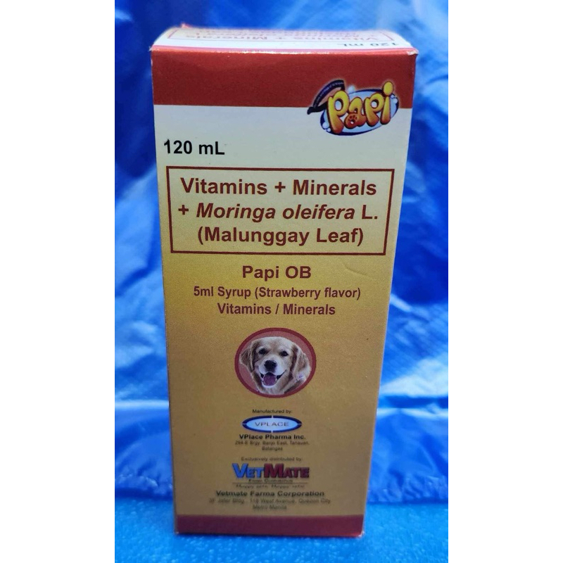 Papi OB Vitamins 120ml | Shopee Philippines