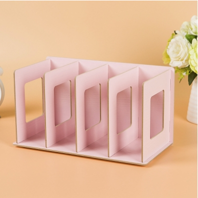 Book rack, desktop book rack, wood rack DIY table book rack, wooden ...