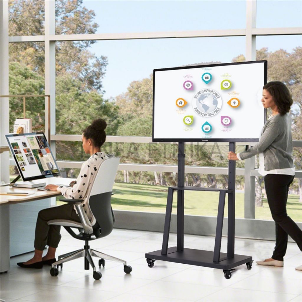 Movable TV Stand Monitor 32-75 Inch TV Monitor Stand Universal ...