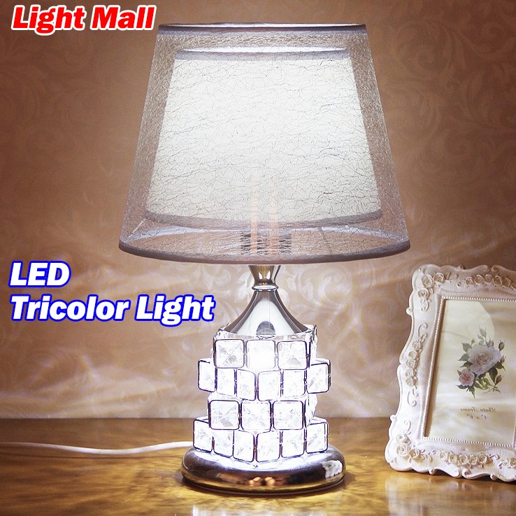 3 color Table Lamp study room living room desk lamp LED bedroom bedside ...