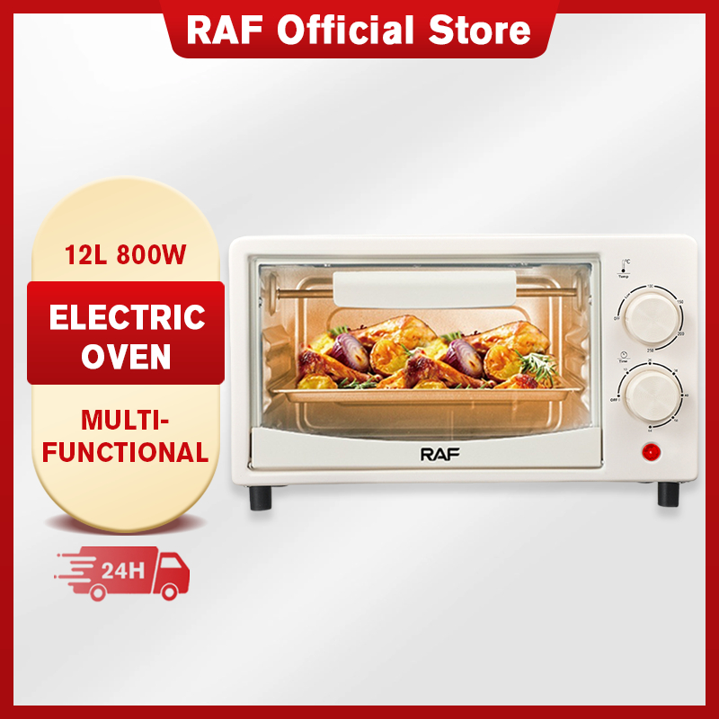 RAF 12L Electric Oven 800W Mini Table Oven Simple Rotary Operation Home Oven for Baking | Shopee ...