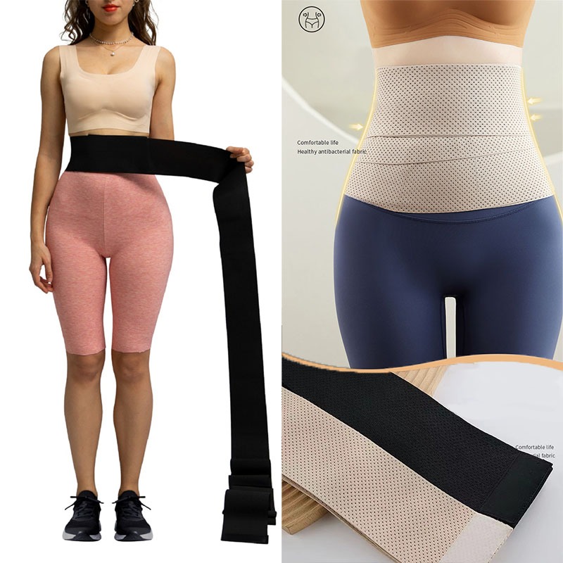 5M Waist Trainer For Women Bandage Wrap Sauna Belt Long Torso Tummy ...
