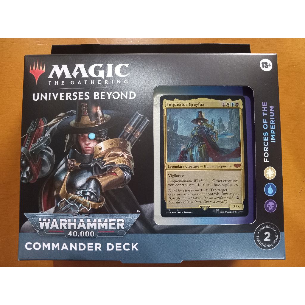 MTG Forces of the Imperium (Greyfax) Warhammer 40,000 Commander Deck ...
