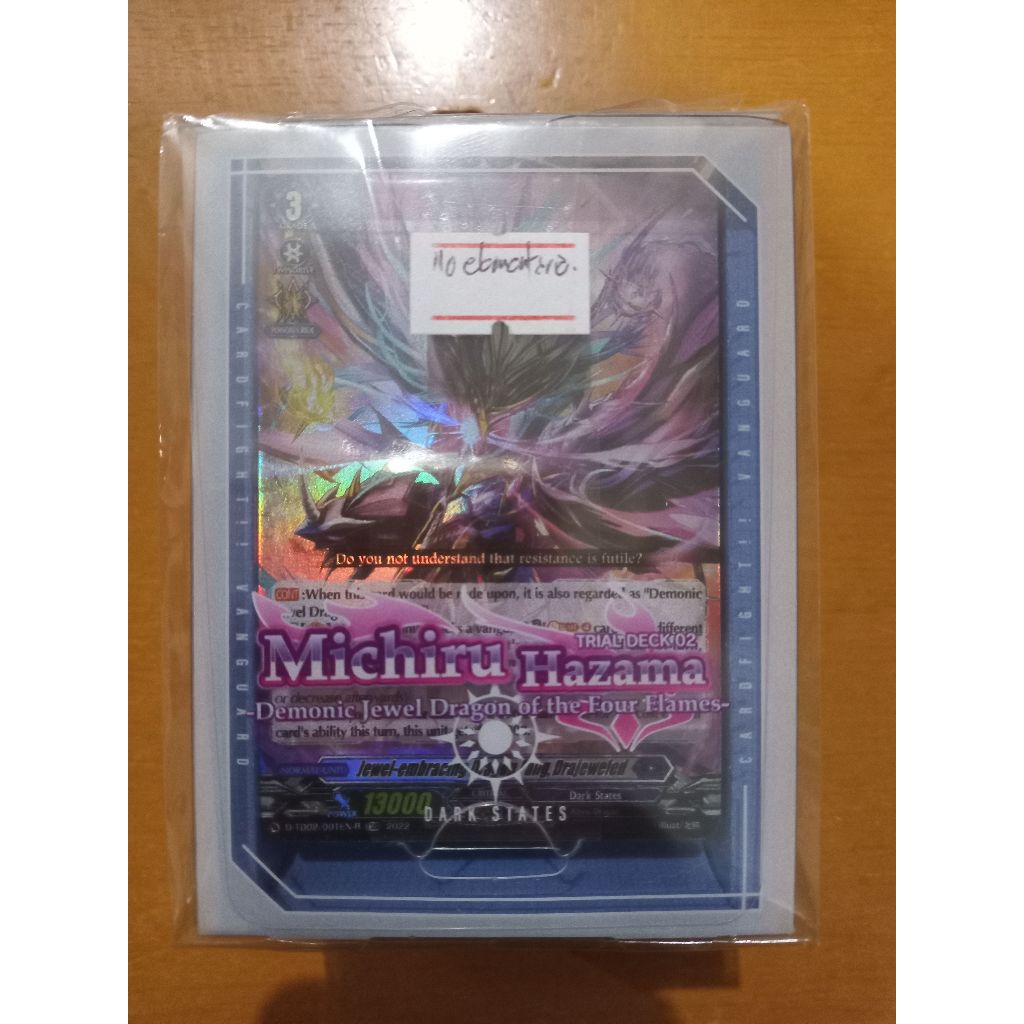 CFV Cardfight!! Vanguard Trial Deck 02: Michiru Drajeweled No Elementaria Sanctitude Opened ...