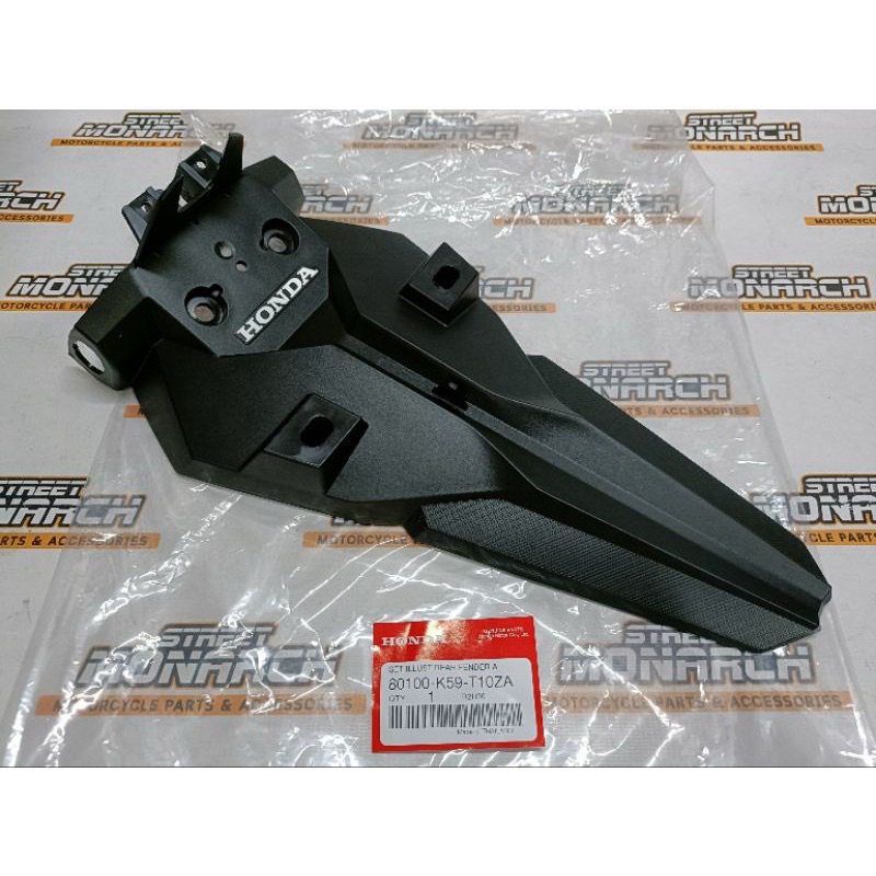 GENUINE HONDA REAR FENDER FOR CLICK V2 V3 (80100-K59-T10ZA) GAME ...