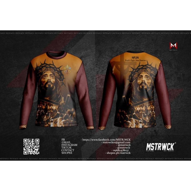 V2 NAZARENO T-SHIRT & LONGSLEEVE | Shopee Philippines