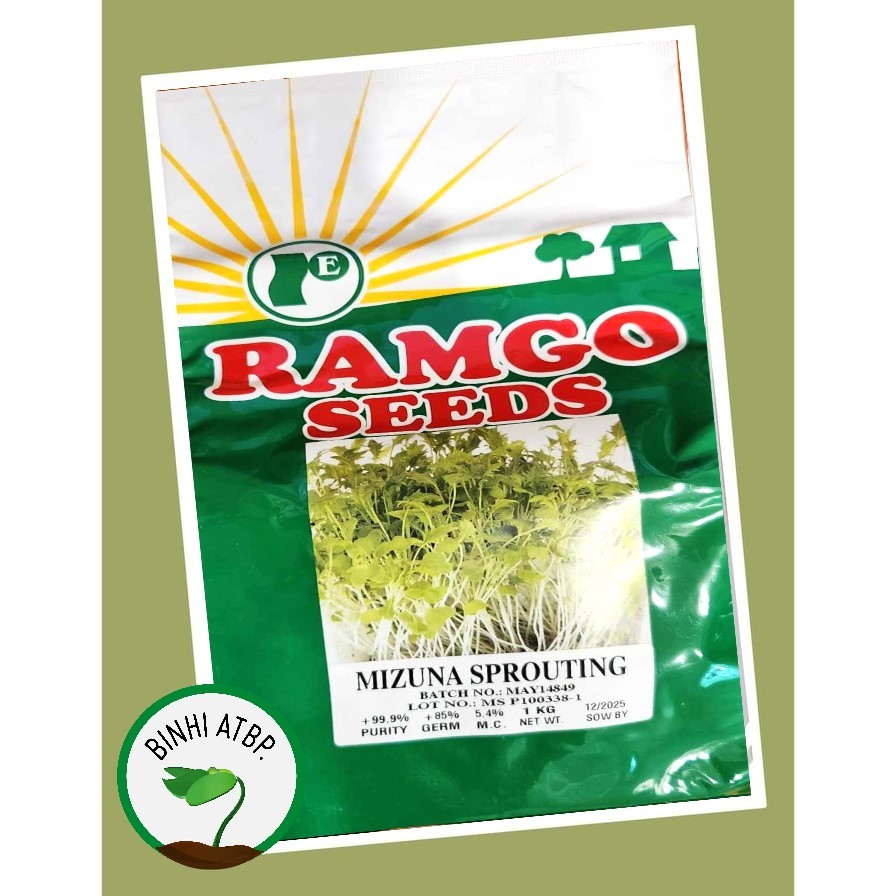 Ramgo Mizuna Sprouting Seeds (1 Pack - 1 Kilogram) | Shopee Philippines
