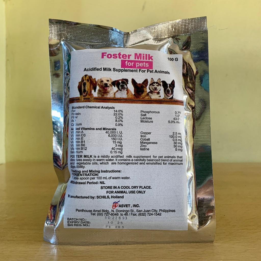 FOSTER MILK FOR PETS 100g | Shopee Philippines