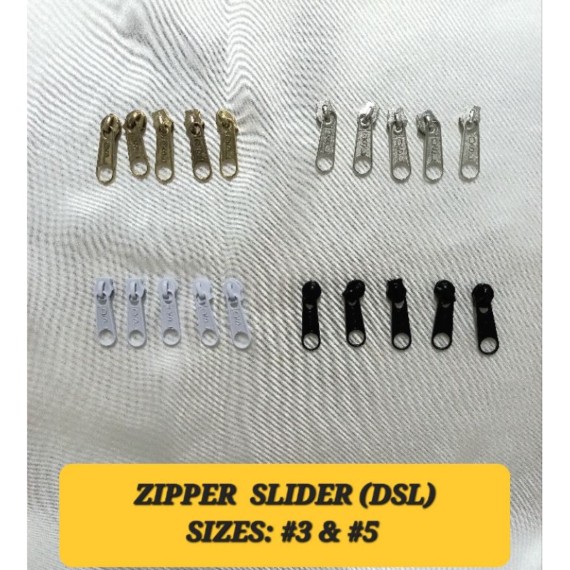 Zipper Slider (DSL), Sold per 10 Pieces | Shopee Philippines