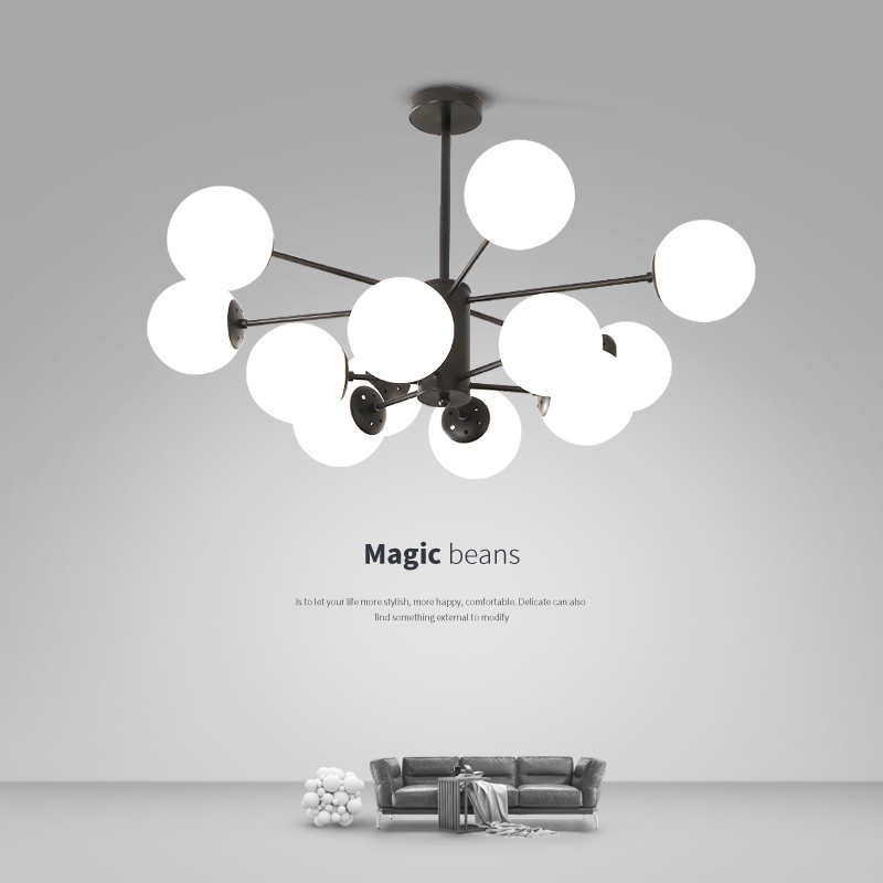 Nordic LED Chandelier Ceiling Light Living Room Pendant Lamp Bar ...