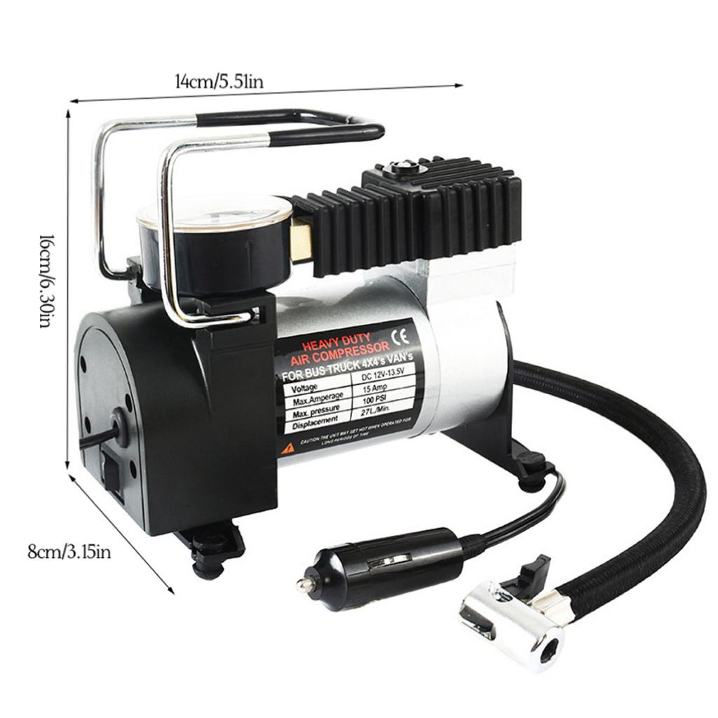 12V Dc 150PSI Heavy Duty Metal Electric Car Air Compressor Pump ...