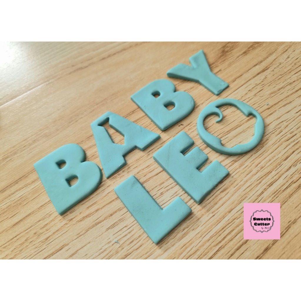 Boss Baby Font Letter Cutter Fondant Cutter | Shopee Philippines