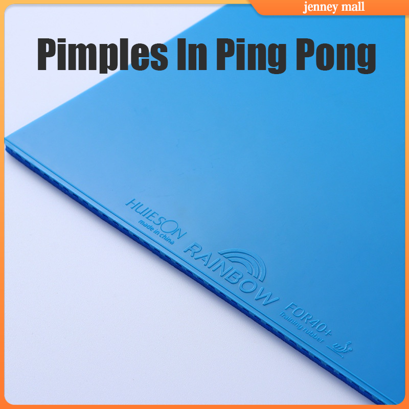 ITTF Approved Blue Huieson Rainbow Ping Pong Racket Rubber Table Tennis ...