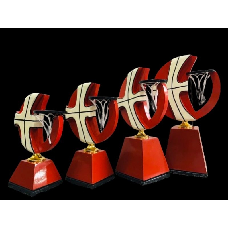 Basketball half ball wood trophy | Shopee Philippines