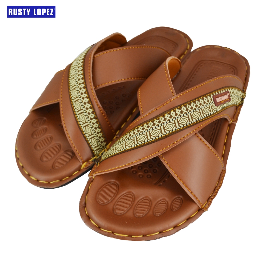 Rusty Lopez Men's Leather Slipper (IVAN) | Shopee Philippines