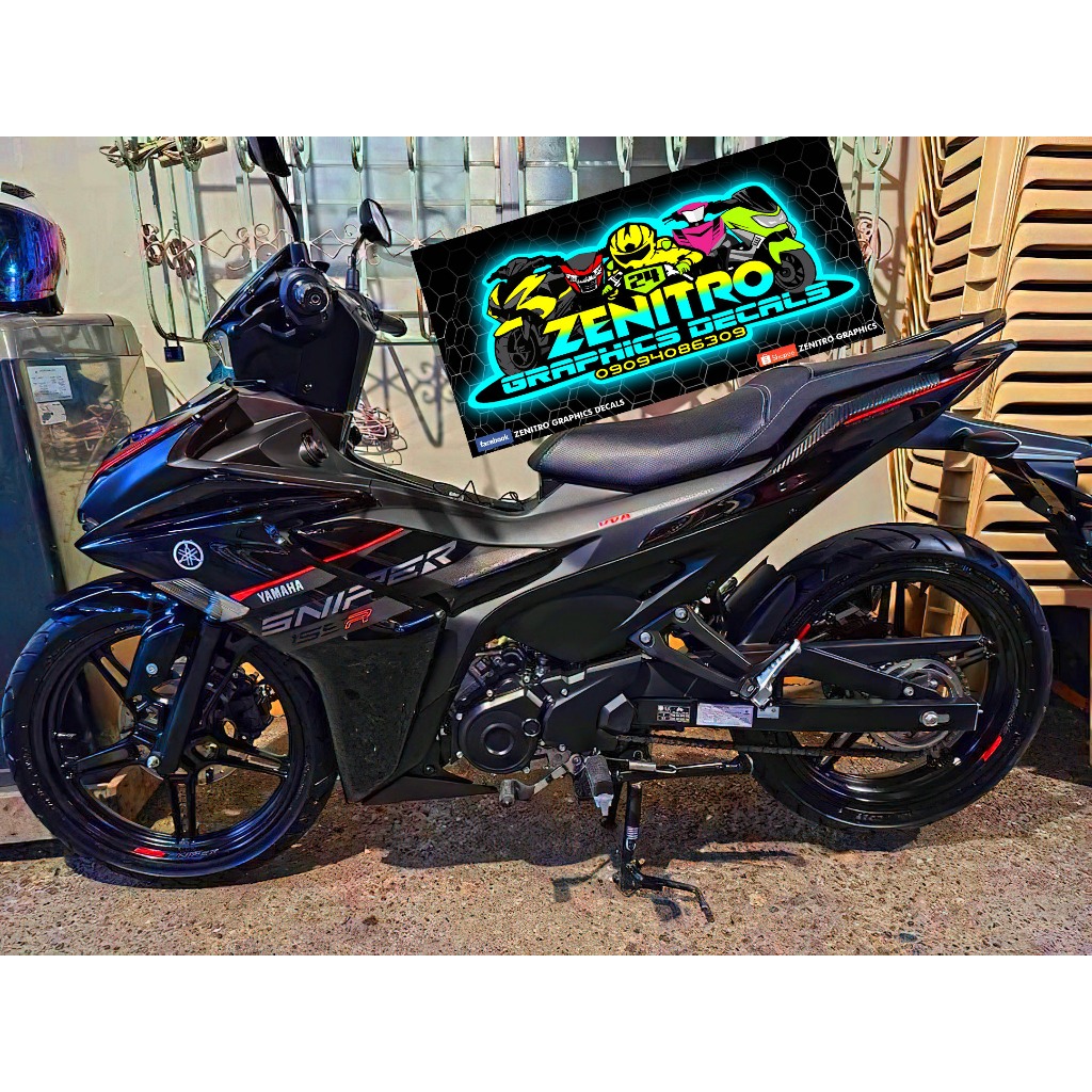 SNIPER 155R STOCK DECALS FULLY LAMINATED (PREMIUM COPY ONLY NOT GENUINE ...