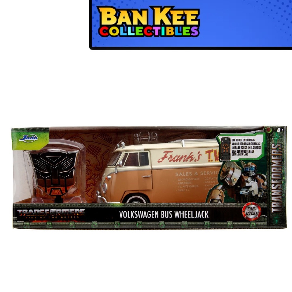 Jada Toys 1:24 Scale Transformers The Rise Of The Beasts Volkswagen Bus ...