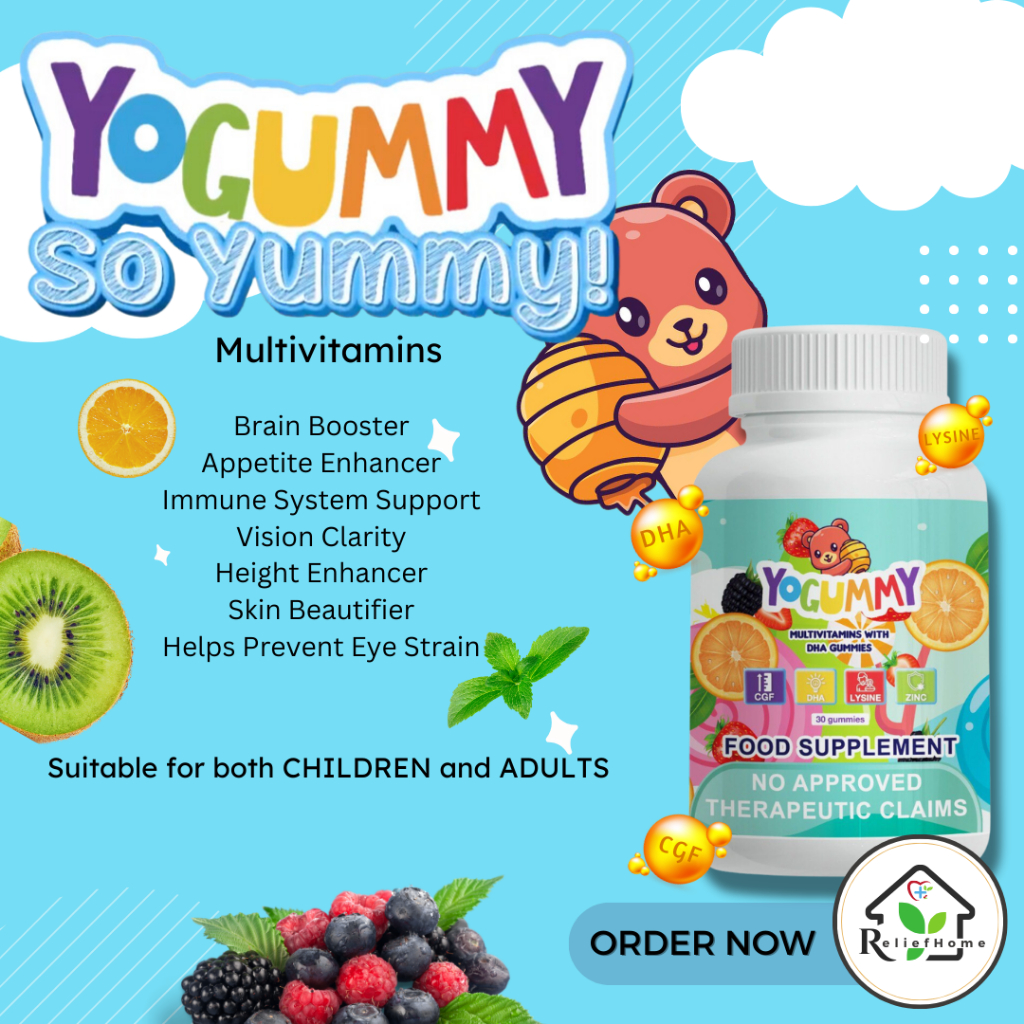 Yogummy Multivitamins for Kids and adult New Brain Booster Memory DHA ...