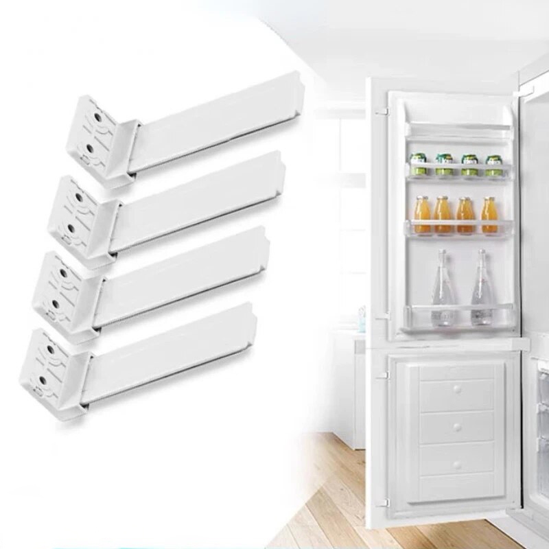 4pcs/set Embedded Refrigerator Universal Slide Rail Refrigerator Door ...