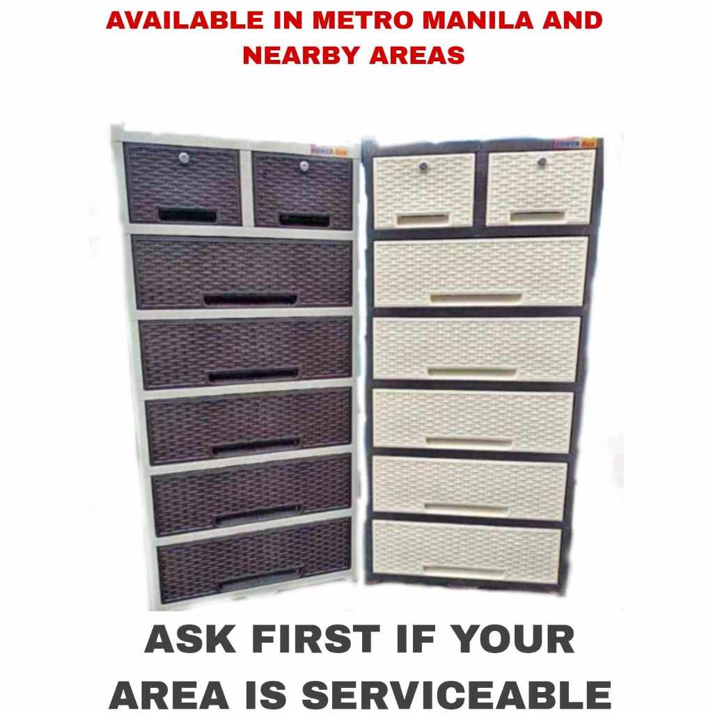 POWER BOX RATTAN PLASTIC DRAWER Model#2268 (chat first before placing ...