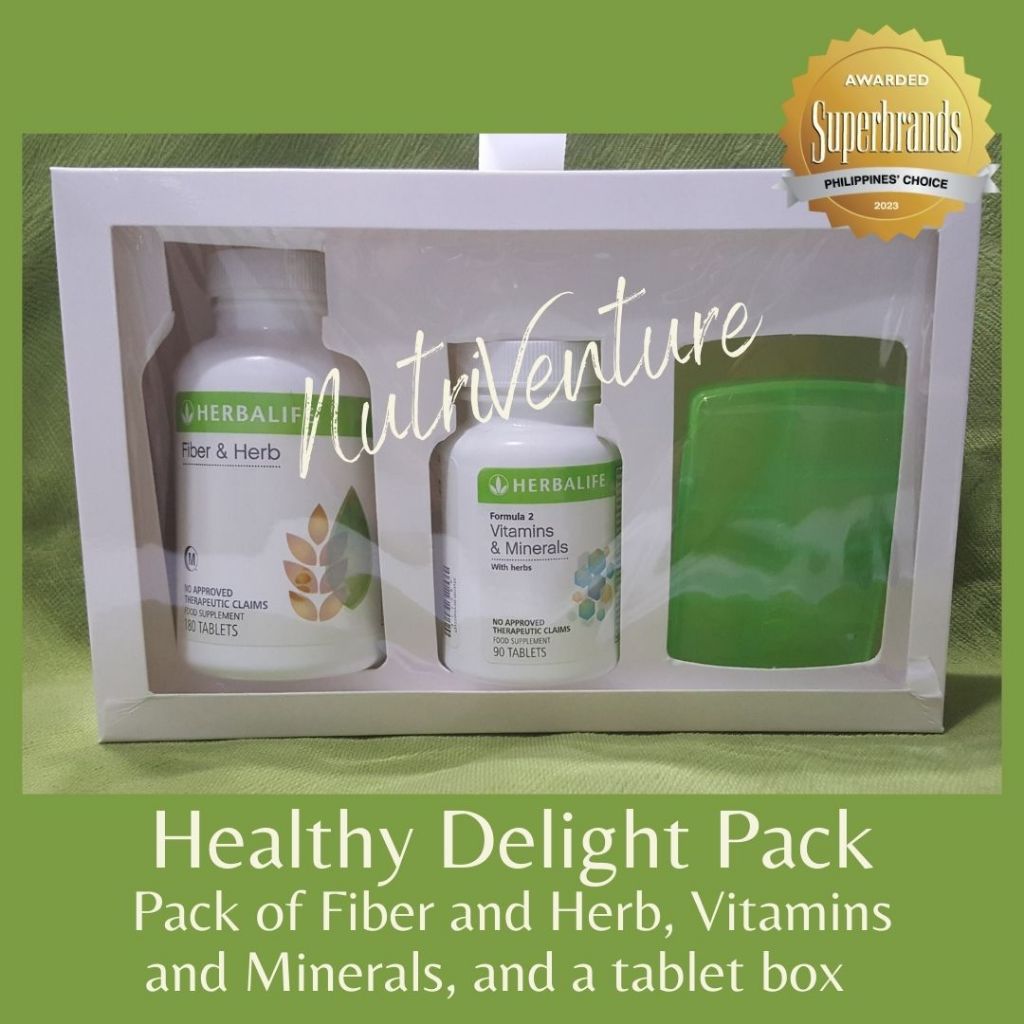 HEALHTY DELIGHT PACK (Pack of 180 tabs Fiber & Herb, 90 tabs Vitamins ...