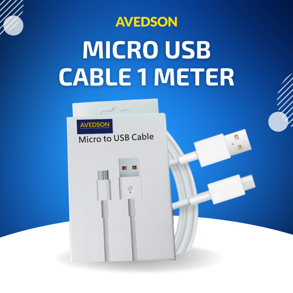 Micro USB Cable 1 Meter Cable | Shopee Philippines
