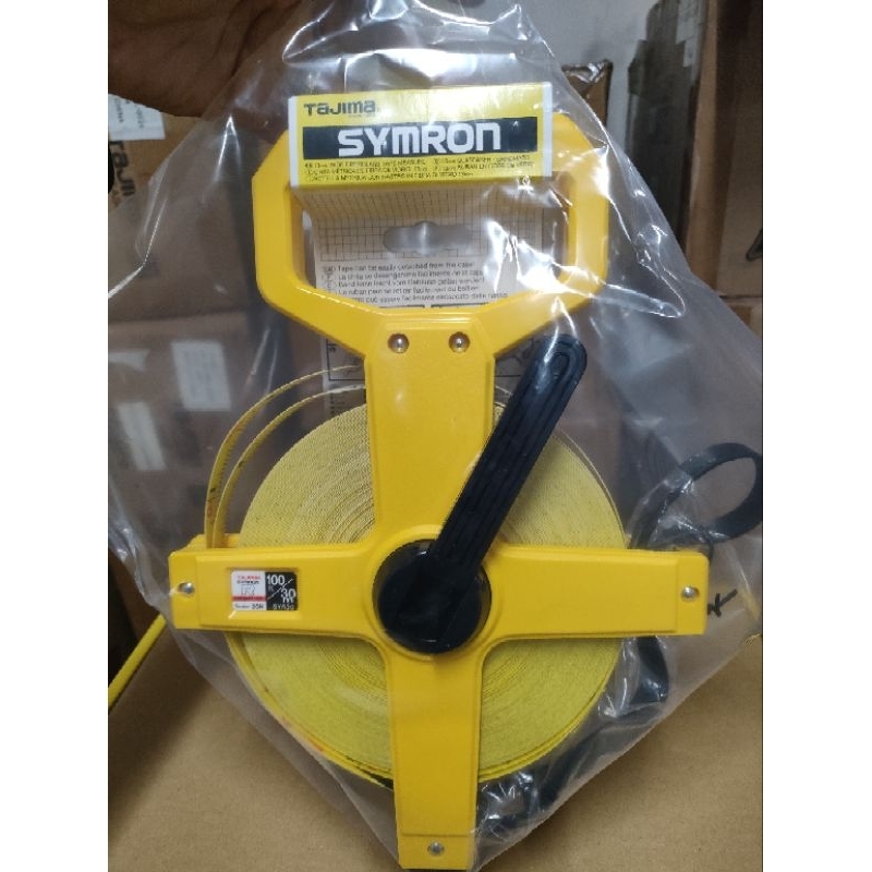TAJIMA Fiberglass Measuring Tape SYMRON R 30mtrs 100' , 50mtrs 165' | Shopee Philippines