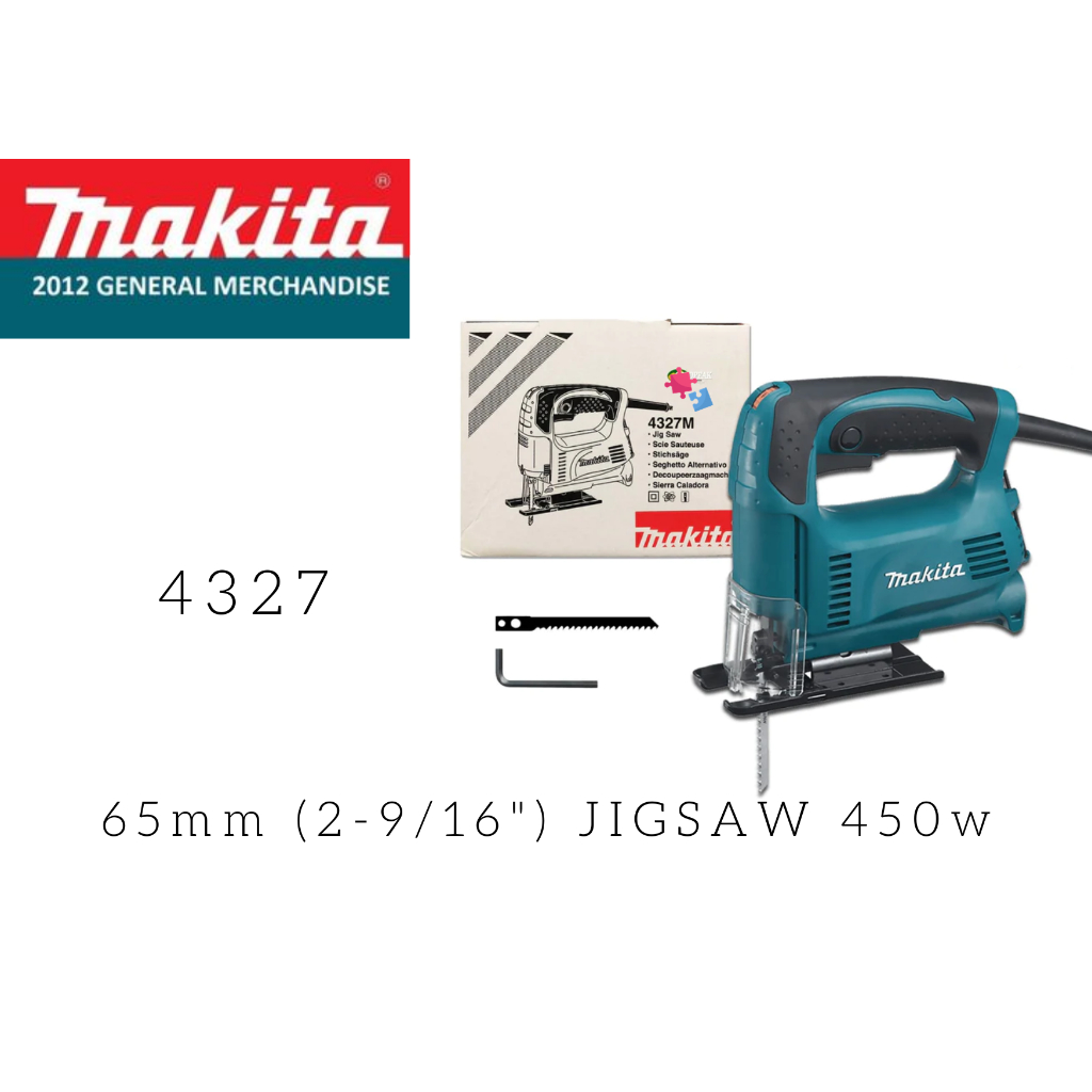 ORIGINAL Makita Jig Saw 450W 4327M (2012GENMDSE) | Shopee Philippines
