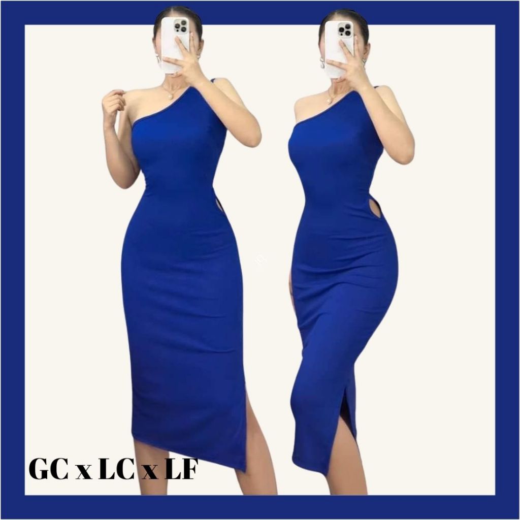 BUBBLES Plain Printed Knitted One Side Shoulder Sleeveless Belly Cut ...
