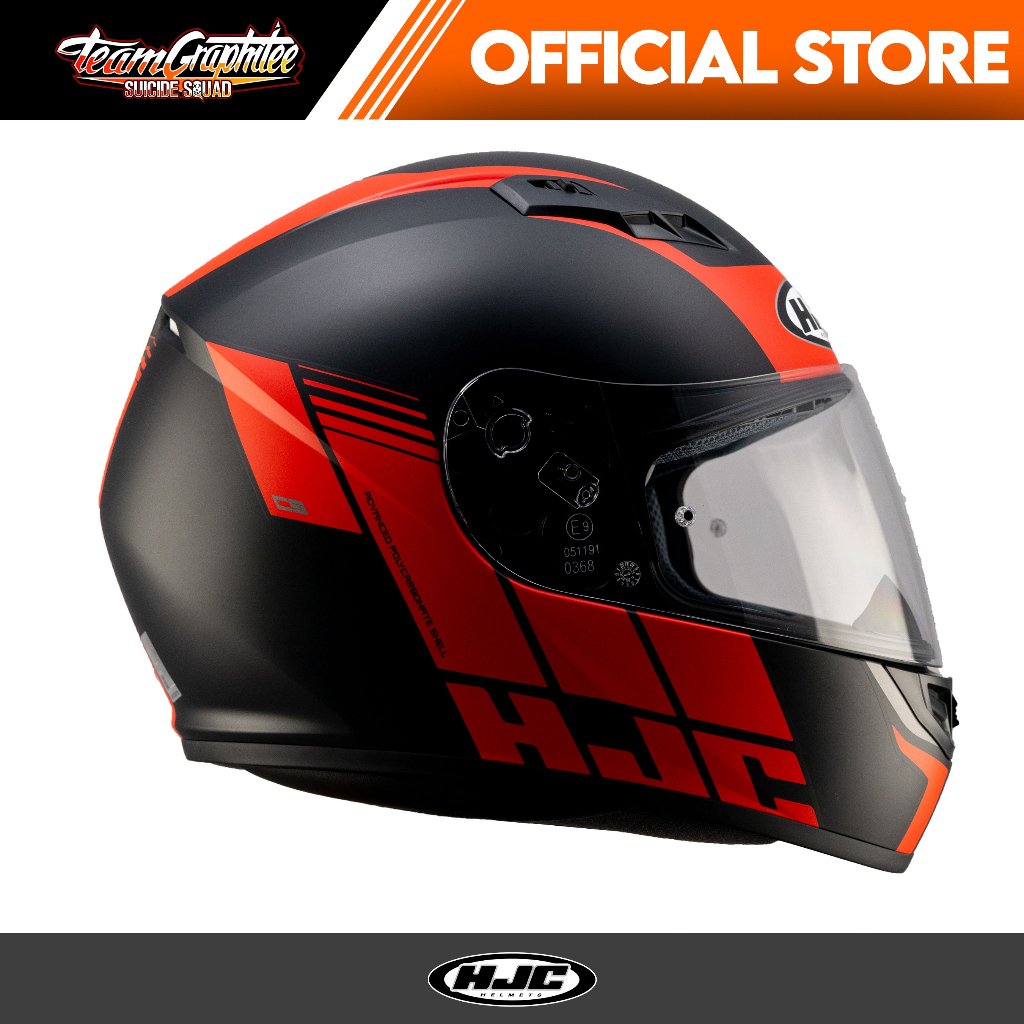 HJC HELMET CS15 MYLO MC1SF W/ CLEAR LENS | Shopee Philippines